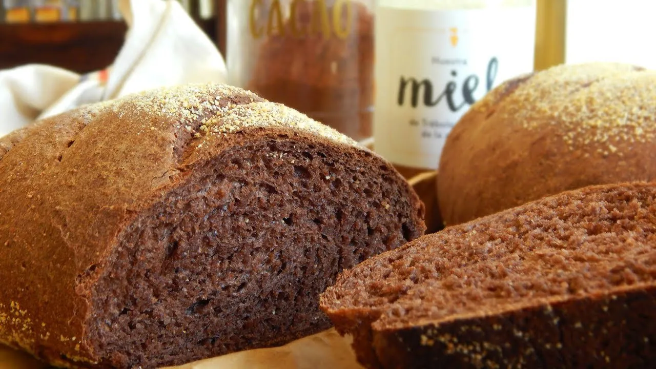 Pan Casero con Cacao y Miel - CUKit