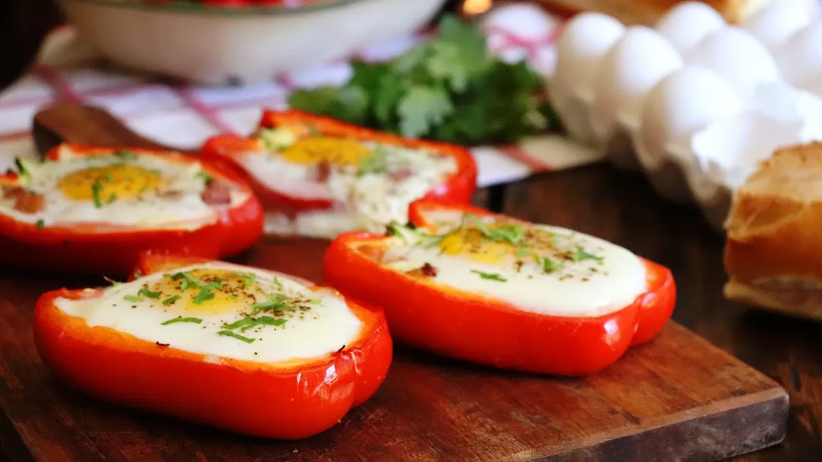 Morrones Rellenos al Horno, simples y deliciosos! - CUKit!
