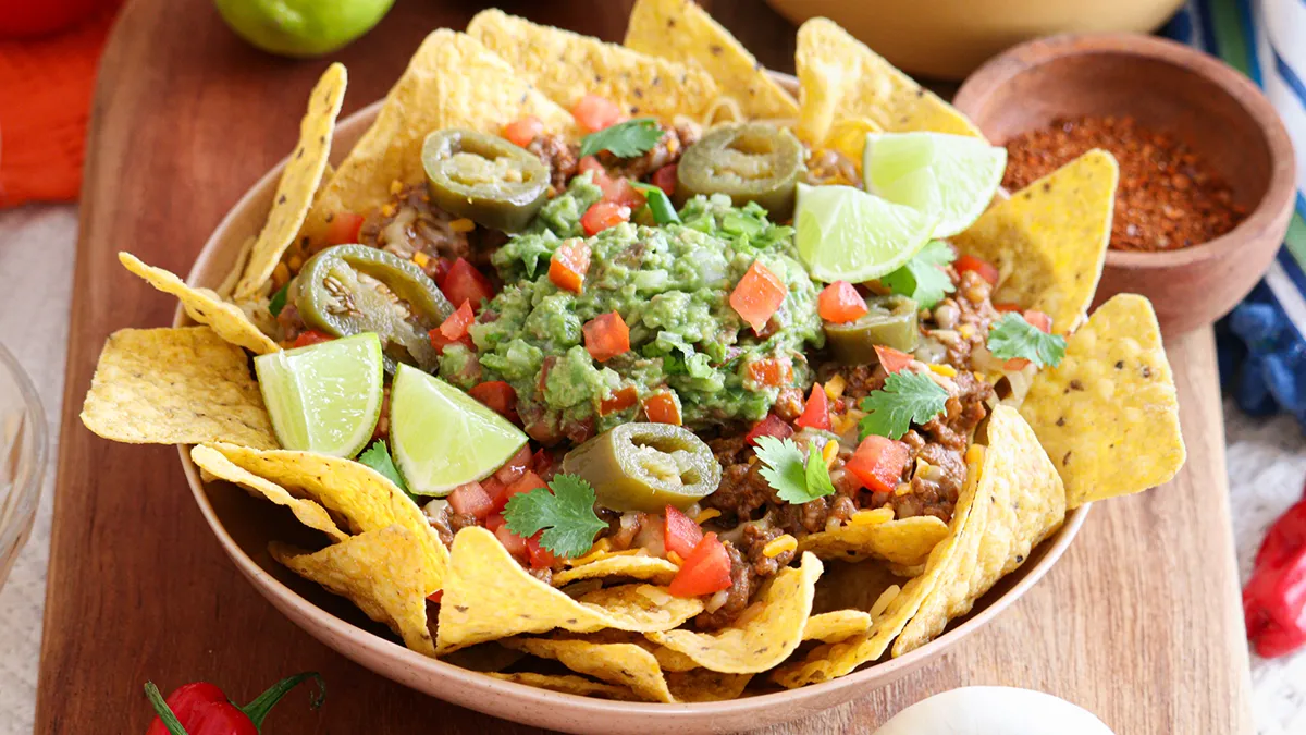 Nachos con Carne y Queso - CUKit